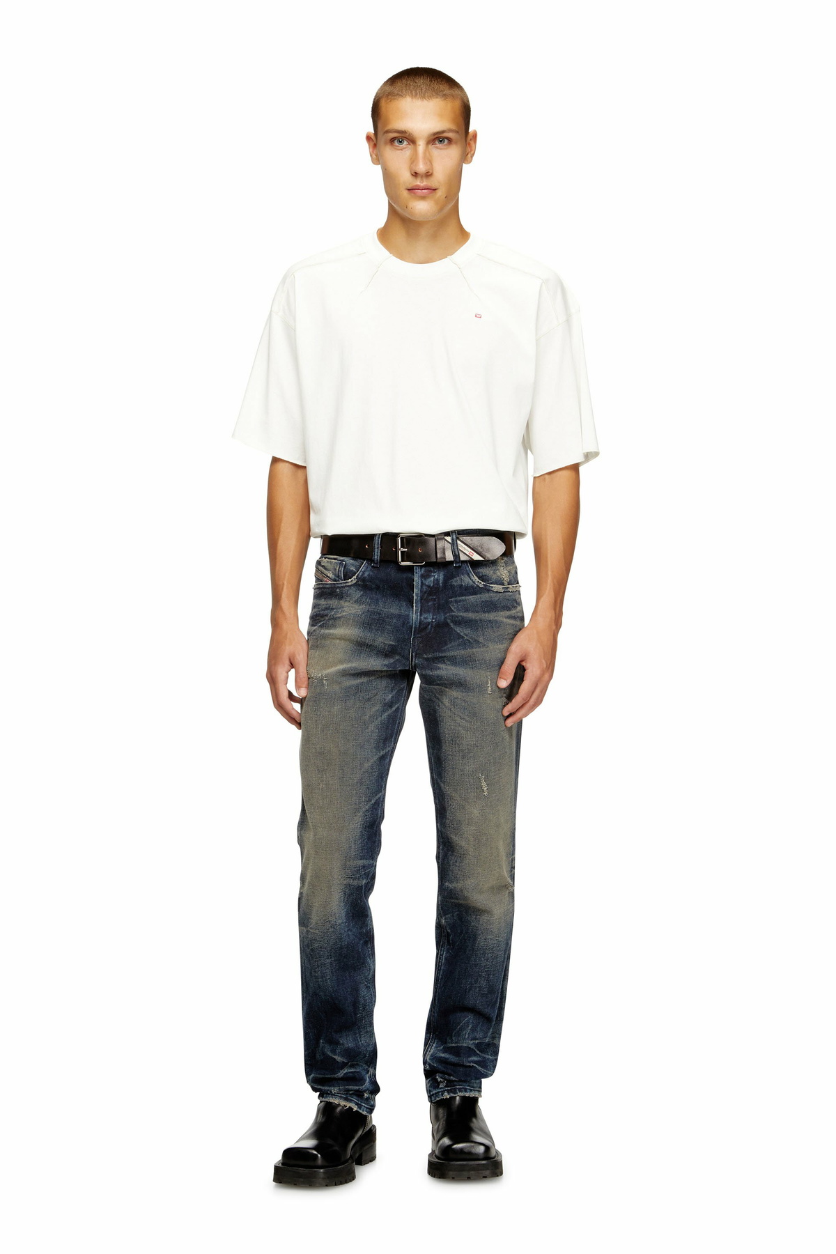 Diesel Regular Jeans - 2023 D-Finitive - Jeans Mens in Blue Diesel