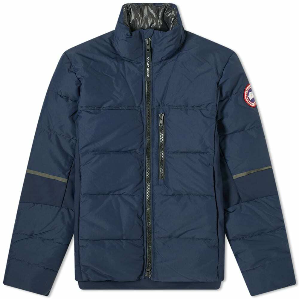Canada Goose Men's Hybridge Jacket in Atlantic Navy Canada Goose