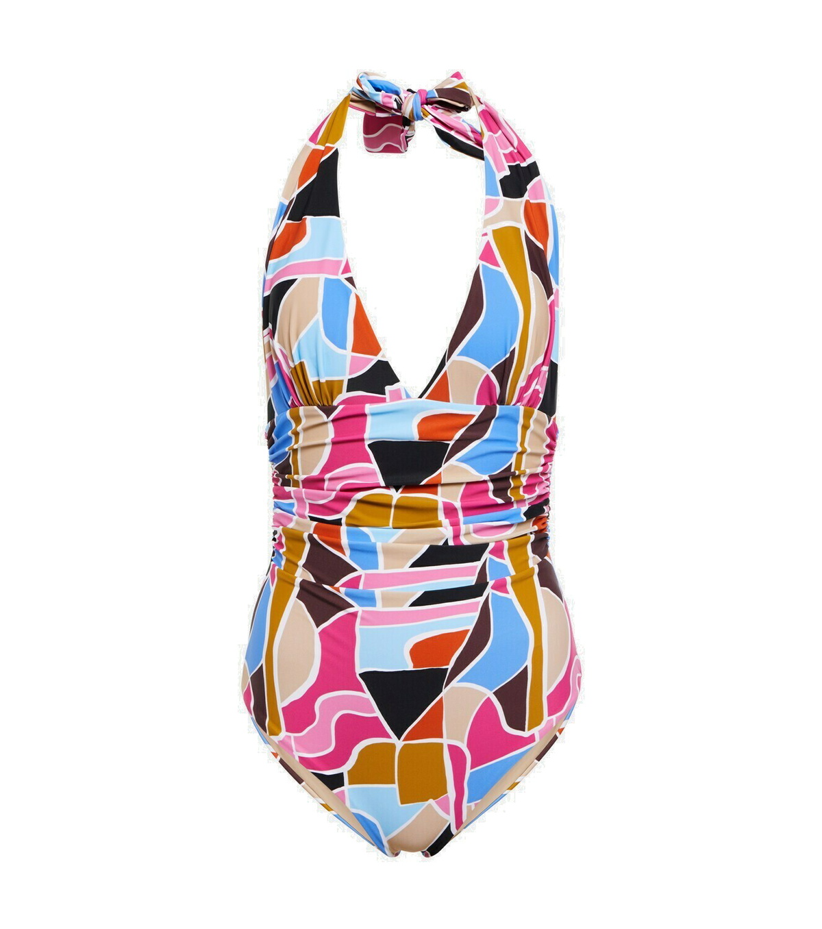 Rebecca Vallance Le Reve printed halterneck swimsuit Rebecca Vallance