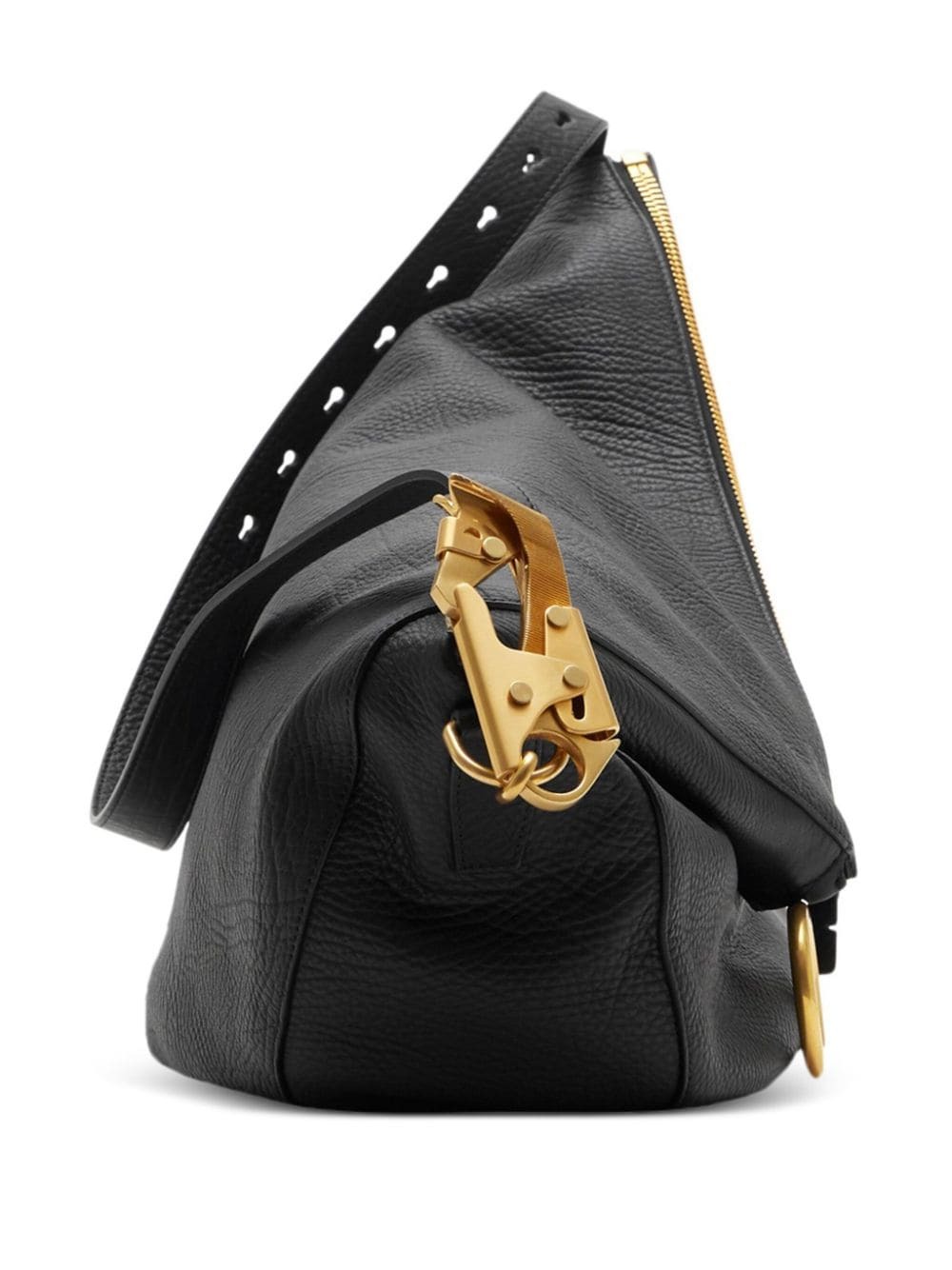 BURBERRY - Knight Large Leather Shoulder Bag Burberry