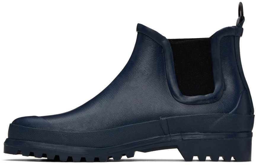 Stutterheim Navy Rainwalker Chelsea Boots Stutterheim