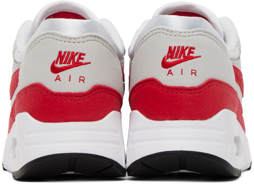 Nike White & Red Air Max 1 '86 OG Sneakers Nike