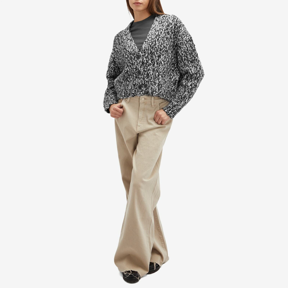 Closed Women's Boxy Cardigan in Black Closed