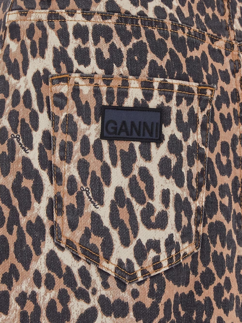 Ganni Leopard Skirt GANNI