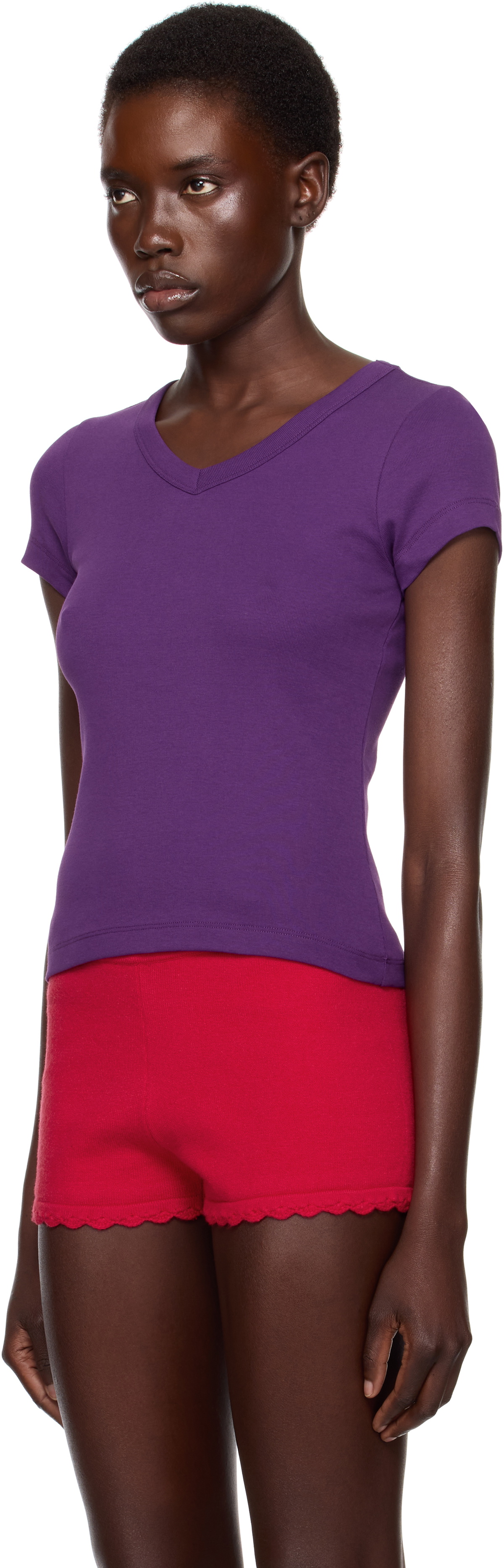 FLORE FLORE SSENSE Exclusive Purple Jill Baby T-shirt FLORE FLORE
