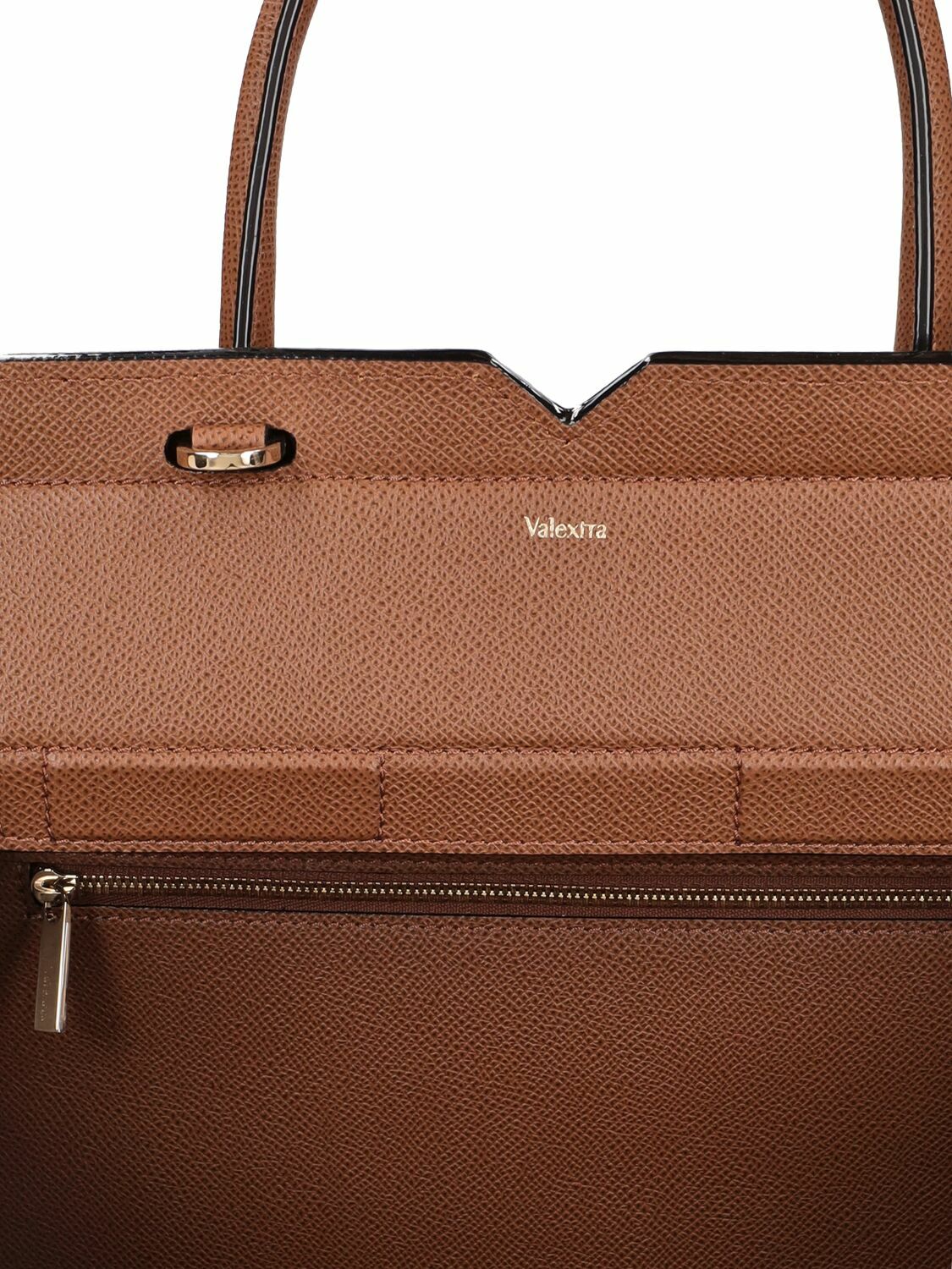 VALEXTRA - Medium Milano Leather Tote Bag Valextra