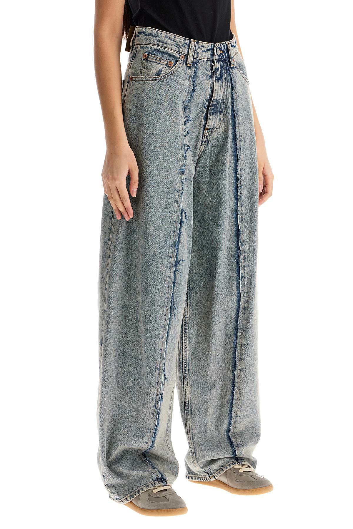 MM6 MAISON MARGIELA wide leg jeans Blue MM6 Maison Margiela