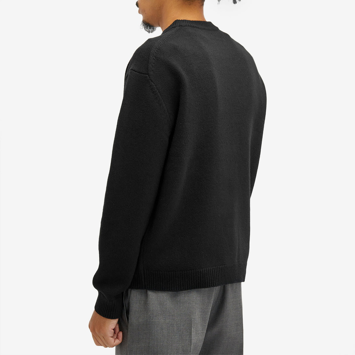 Maison Kitsuné Men's Fox Head Intarsia Comfort Crew Neck Jumper in ...