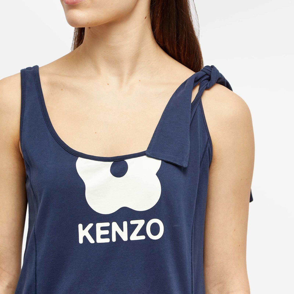 Kenzo Women's Boke Flower Long Dress in Midnight Blue Kenzo