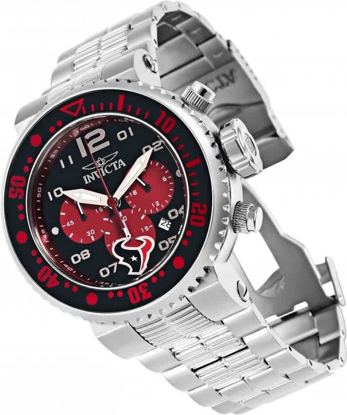 Invicta NFL Houston Texans Chronograph Quartz Mens Watch 30267 Invicta