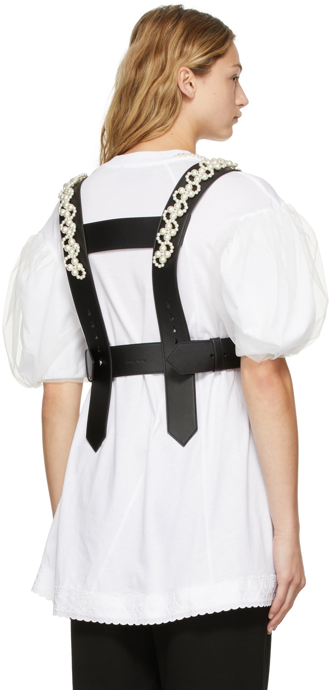 Simone Rocha Black Pearl Harness Belt Simone Rocha