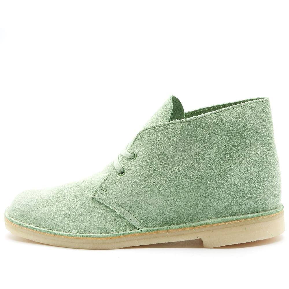 Clarks Originals Men's Desert Boot in Light Green Clarks Originals