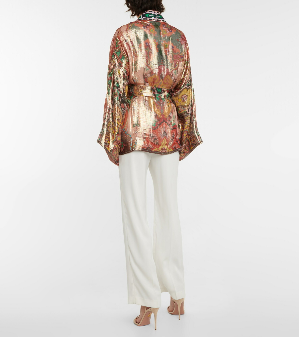 Etro - Printed silk-blend kimono Etro