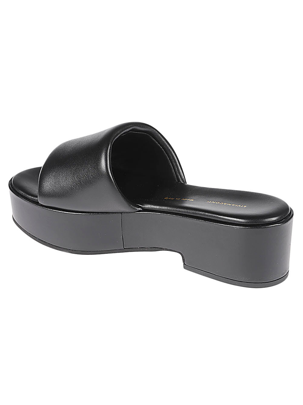 LIVIANA CONTI - Leather Platform Mules Liviana Conti