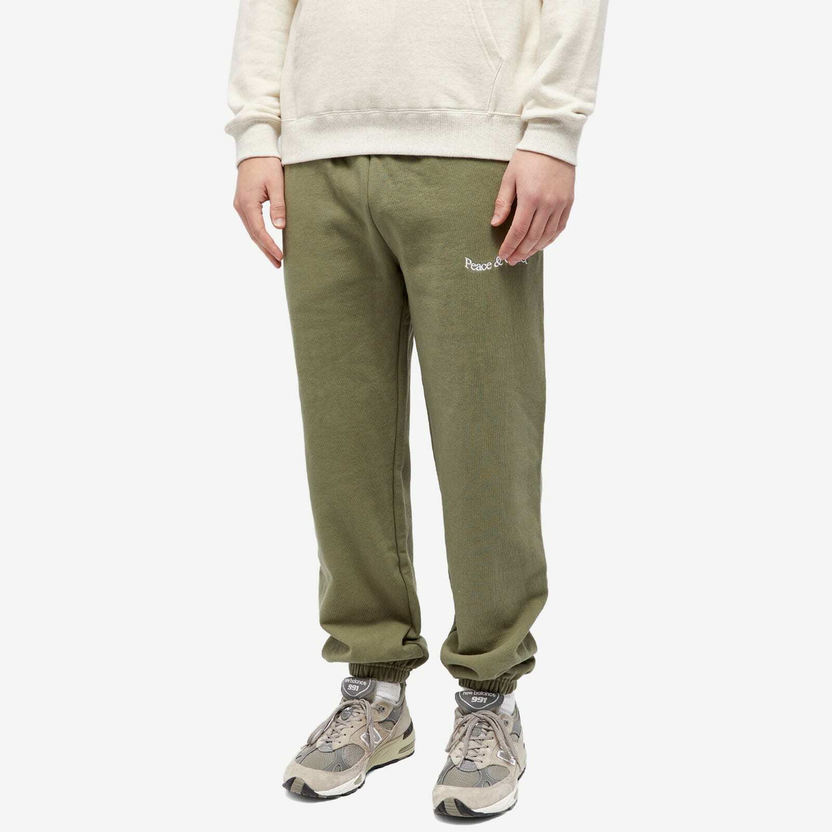 Museum of Peace and Quiet Men's Wordmark Sweatpants in Olive Museum of ...