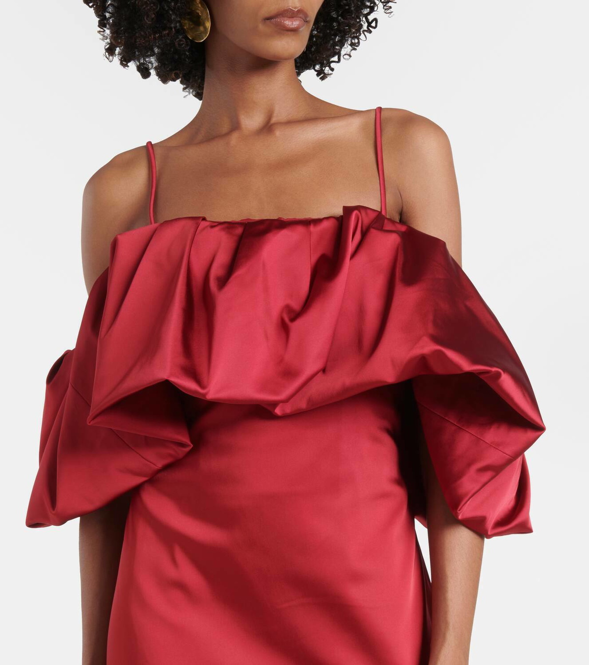 Simkhai Dorina ruffled gown Simkhai