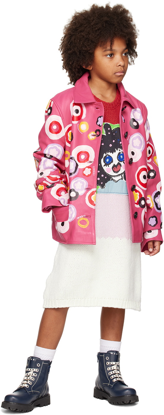 Marni Kids Multicolor Graphic Dress Marni