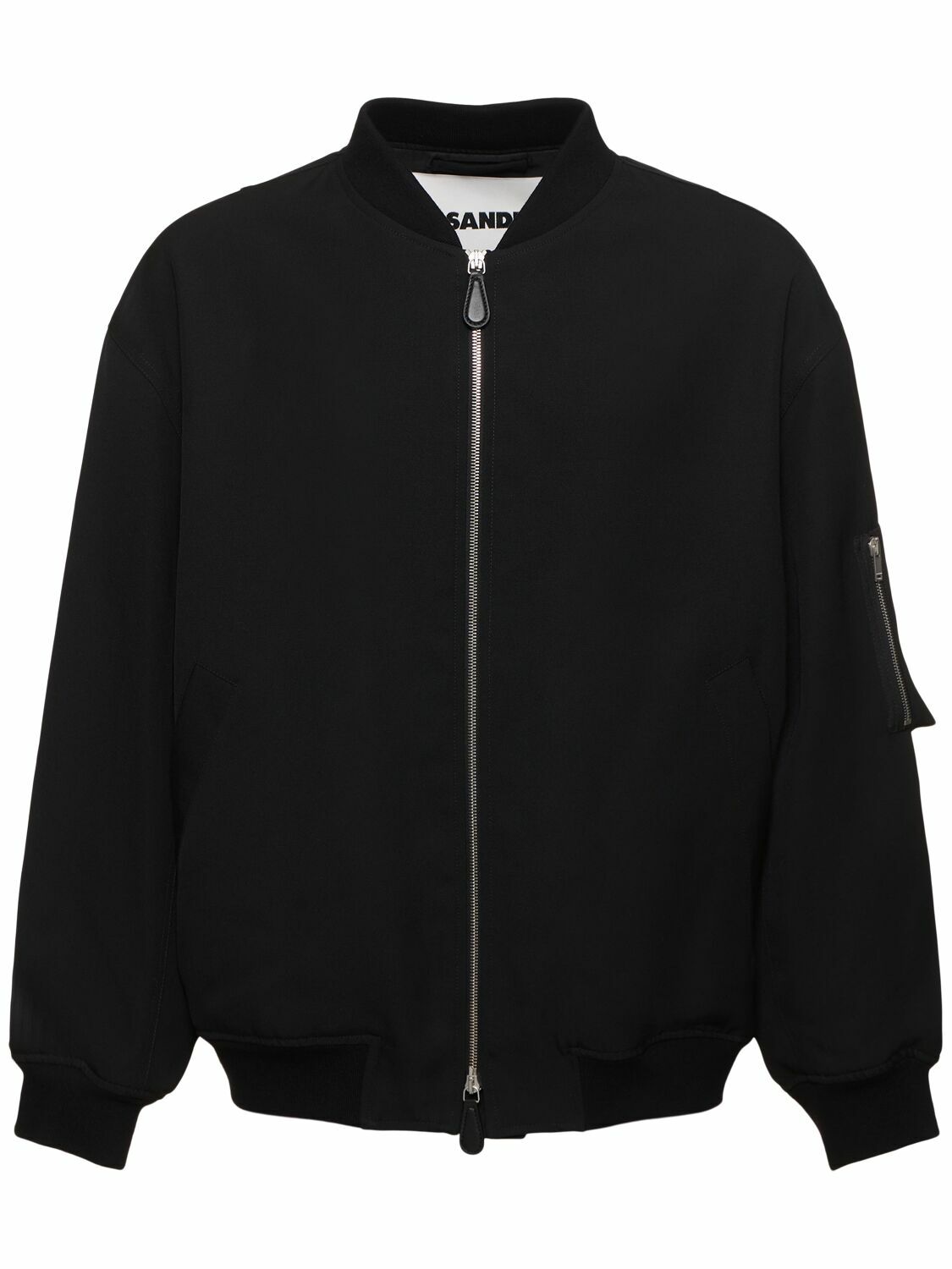 JIL SANDER Blouson Wool Gabardine Bomber Jacket Jil Sander