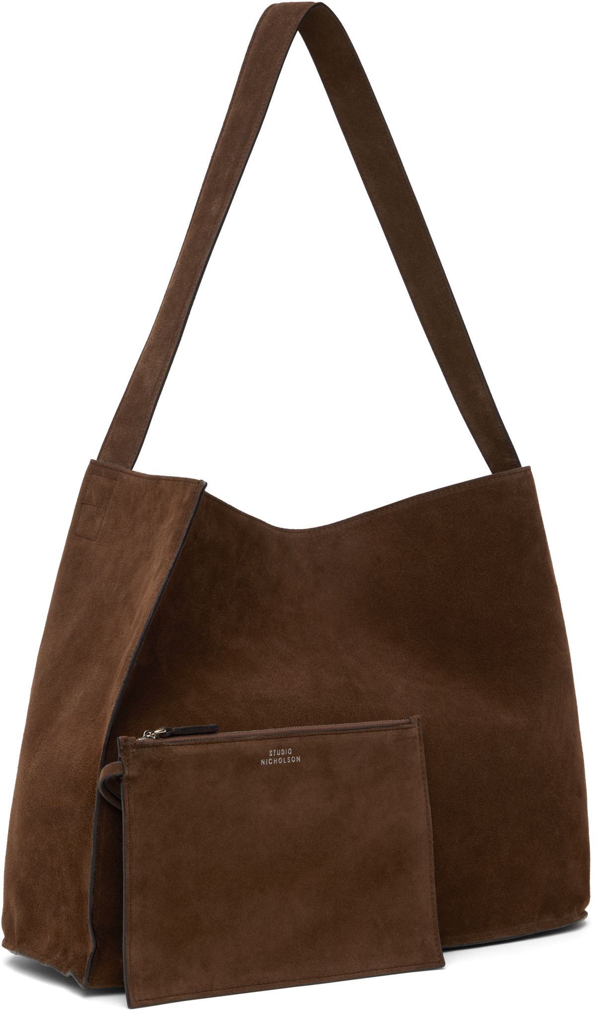 Studio Nicholson Brown Doublet Suede Tote Studio Nicholson