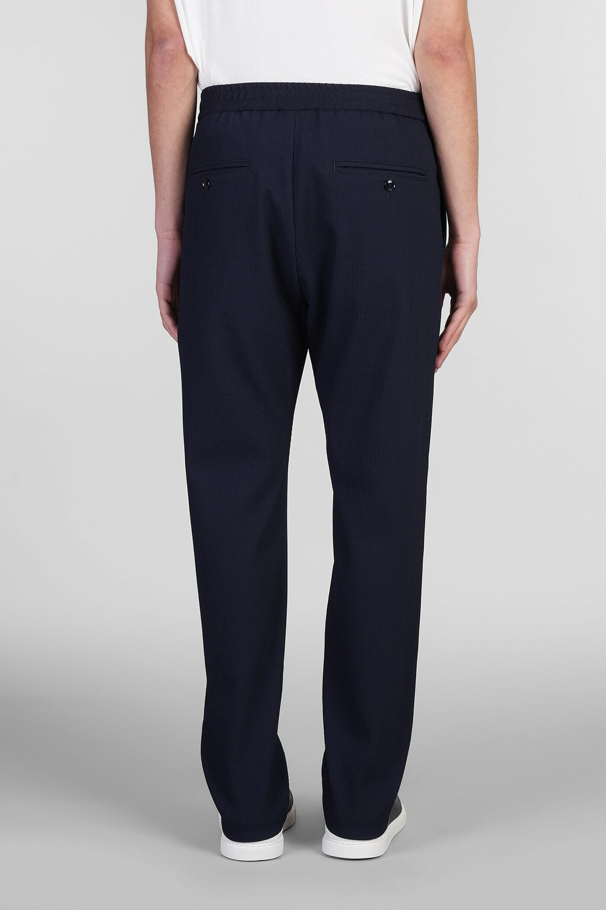 Barena Riobarbo Pants In Blue Wool Barena