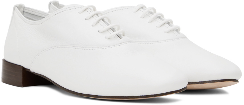 Repetto White Zizi Oxfords Repetto