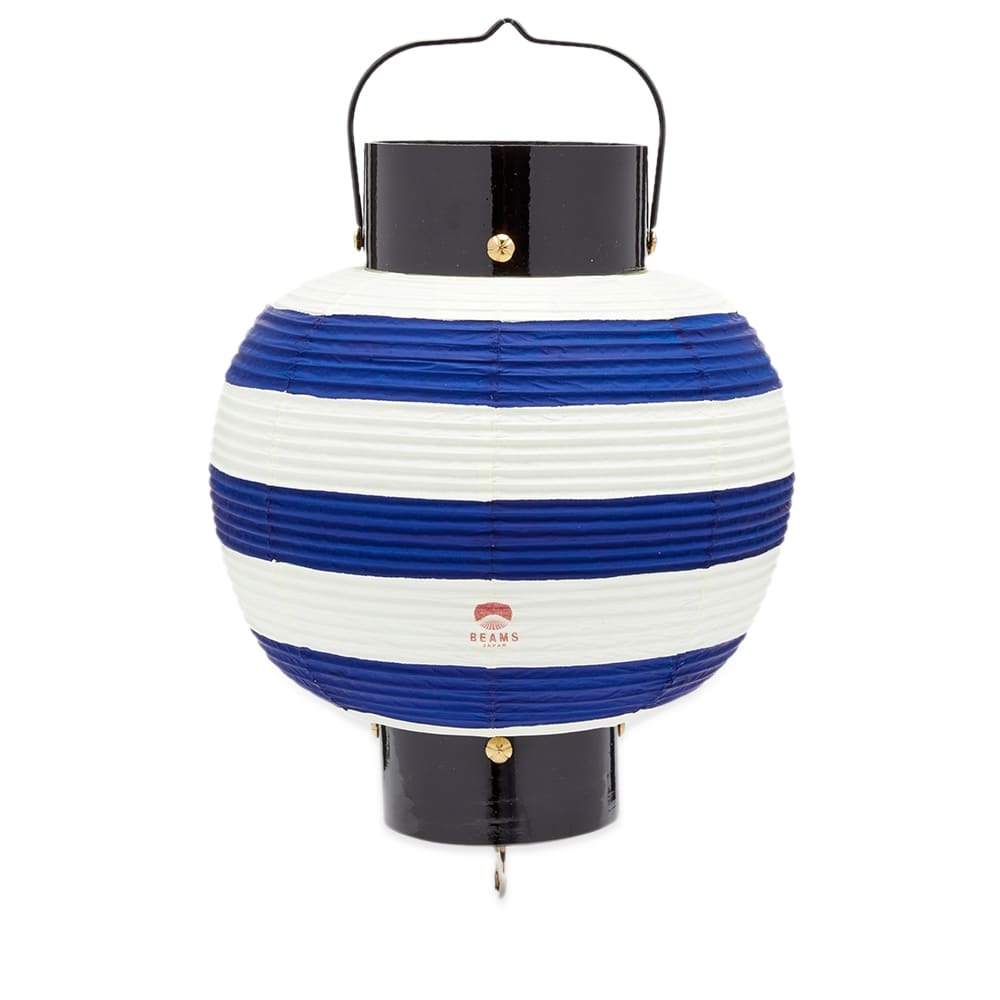 BEAMS JAPAN Paper Lantern - Striped in Indigo BEAMS JAPAN