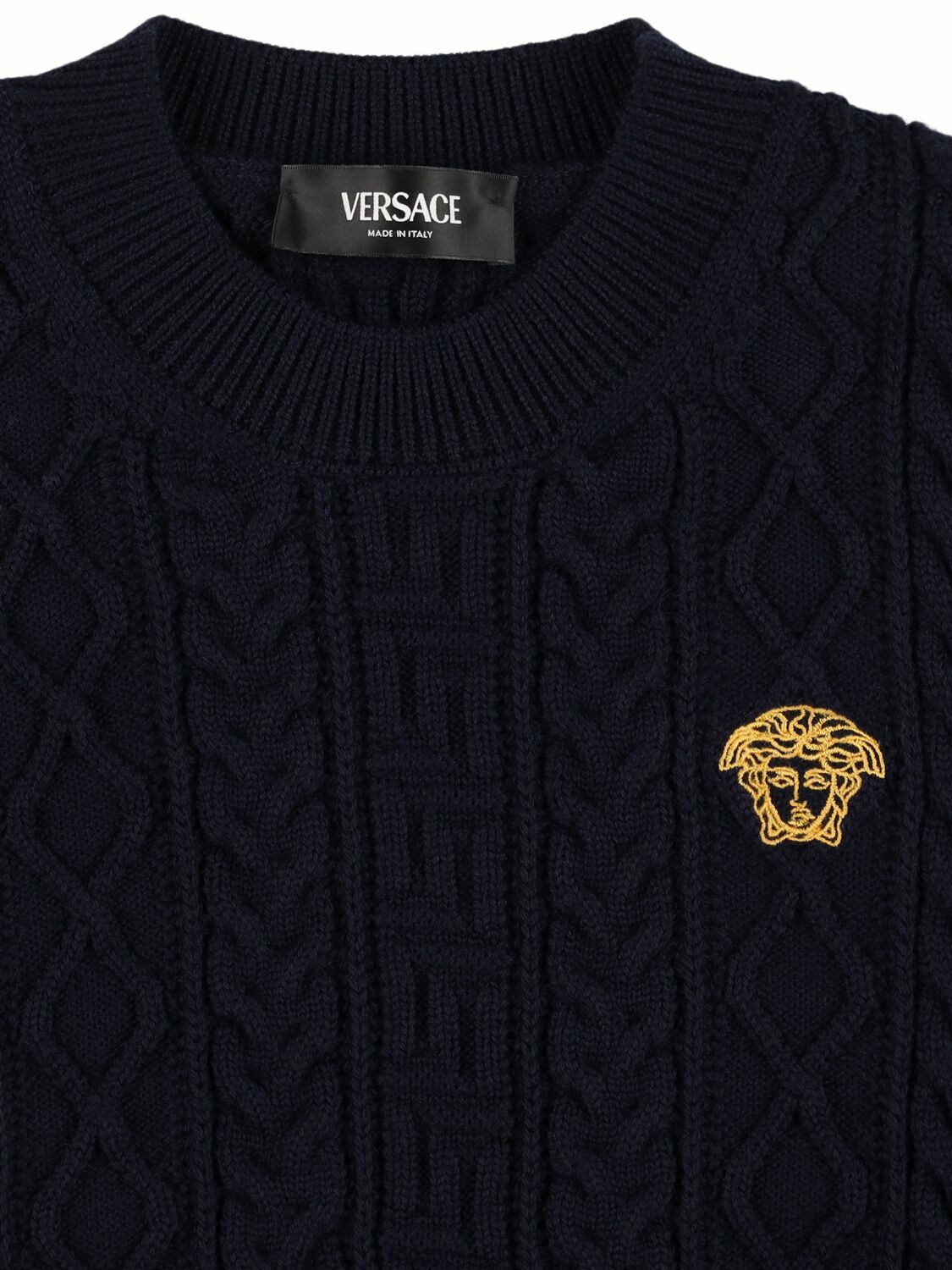 VERSACE Wool Knit Sweater Versace