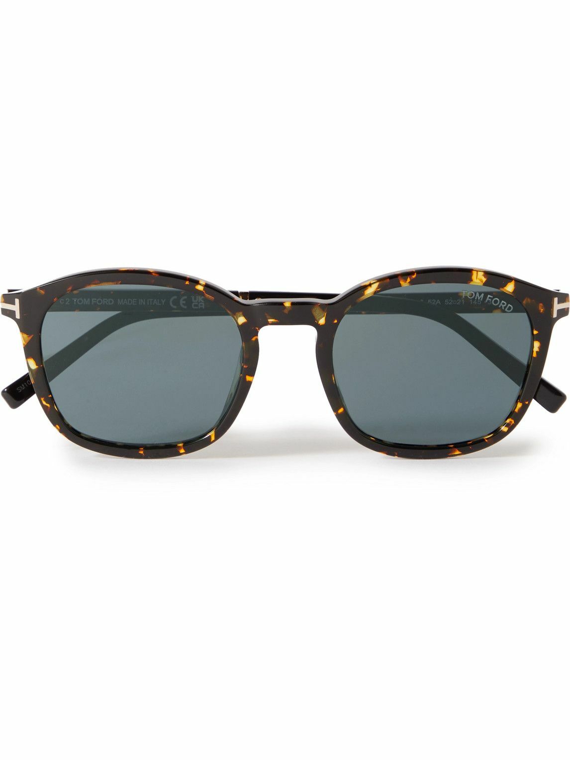 Tom Ford Round Frame Tortoiseshell Acetate Sunglasses Tom Ford