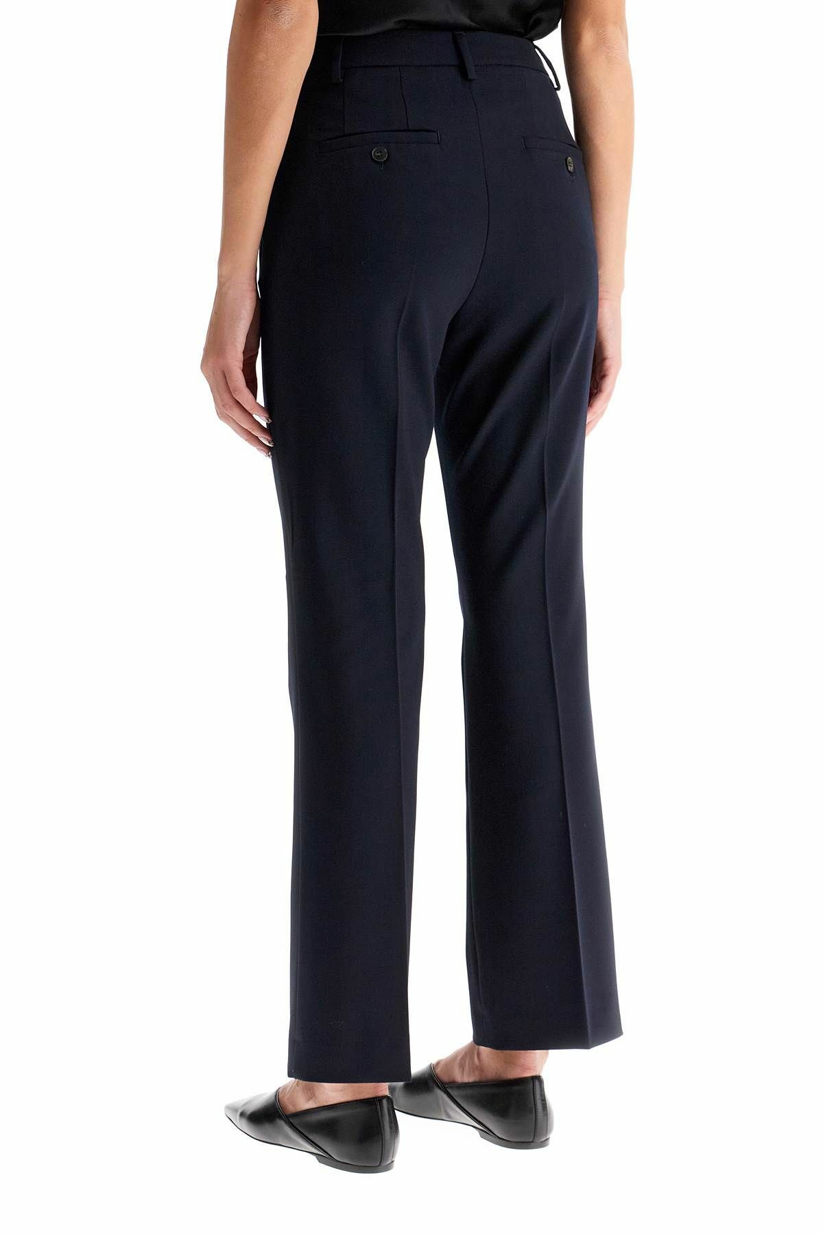 WEEKEND MAX MARA pantaloni in lana stretch Blue Weekend Max Mara
