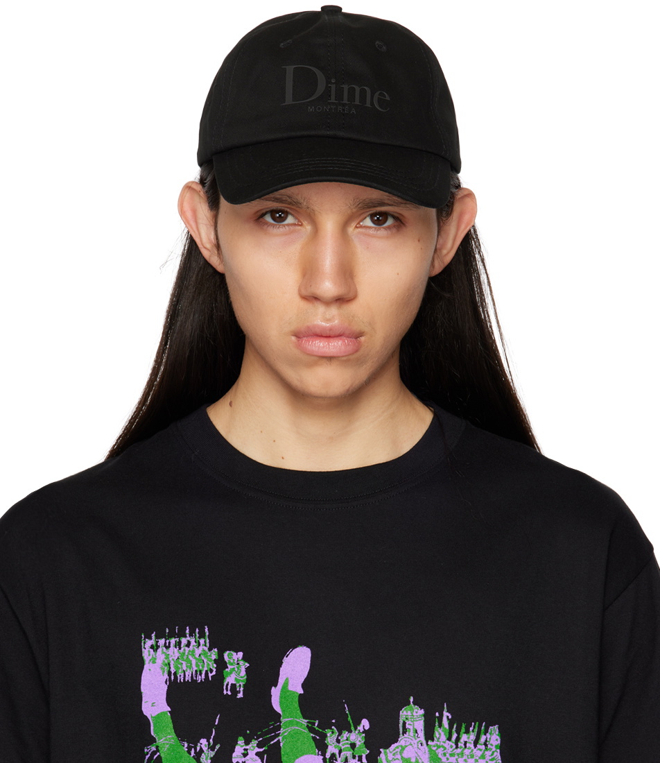 Dime Black Classic Logo Cap Dime