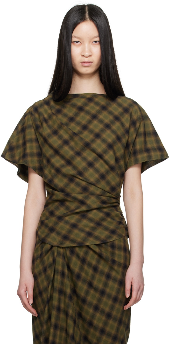 Isabel Marant Etoile Khaki Tilda T-shirt Isabel Marant Etoile