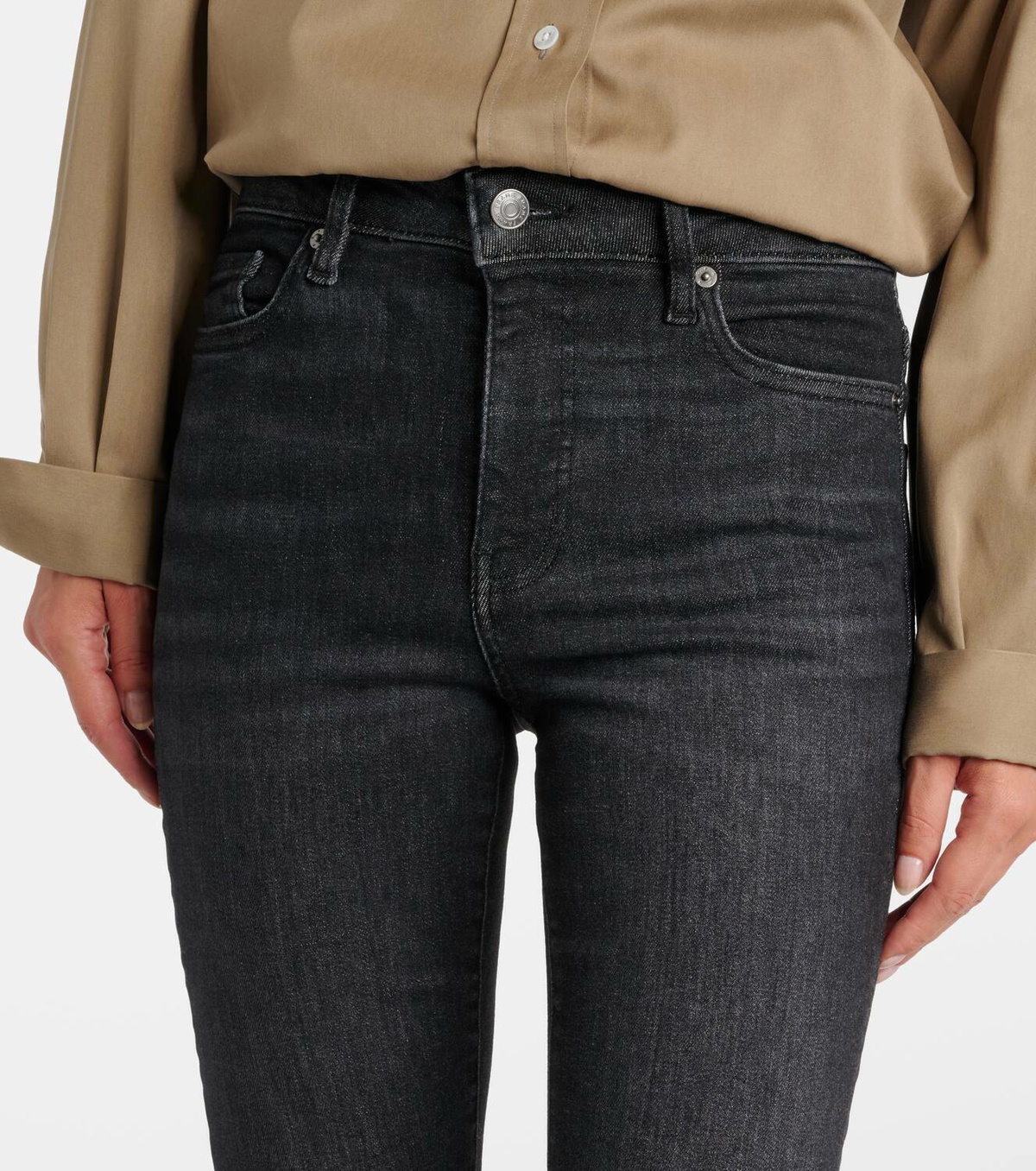 Frame Le Mini high-rise bootcut jeans Frame Denim