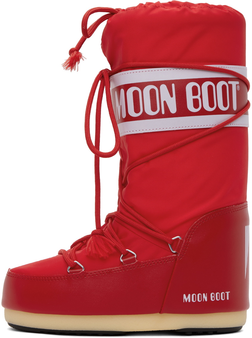 Moon Boot Red Icon Boots Moon Boot