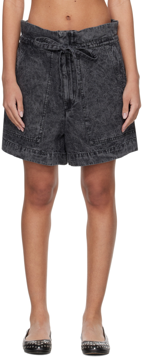 Isabel Marant Etoile Black Ipolyte Shorts Isabel Marant Etoile