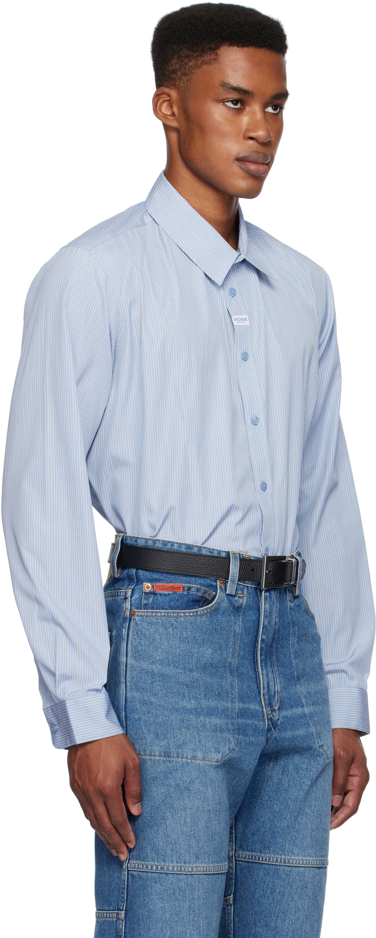 Martine Rose Blue Classic Shirt Martine Rose
