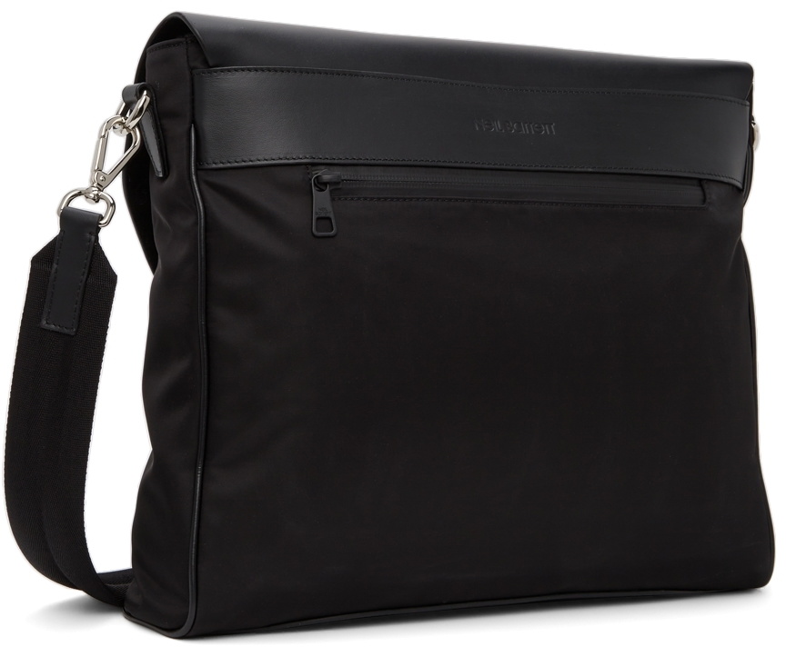 Neil Barrett Black Thunderbolt Messenger Bag Neil Barrett