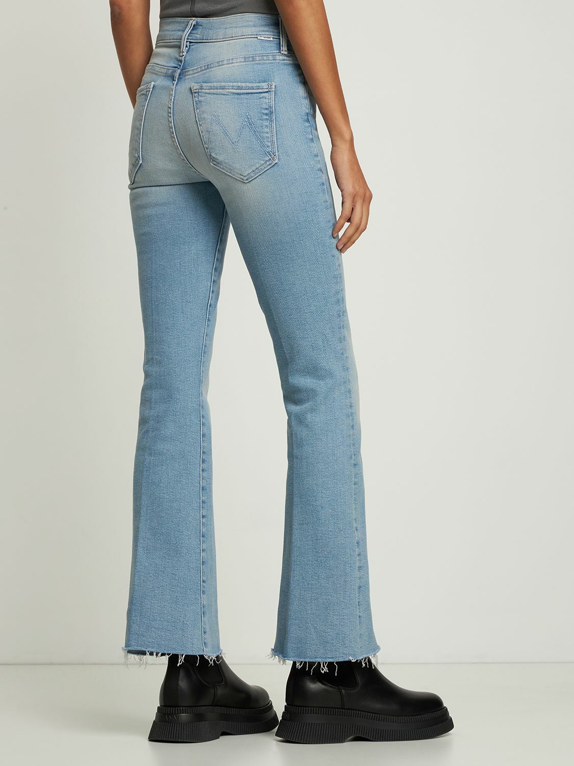 MOTHER - The Weekender Frayed Denim Jeans Mother