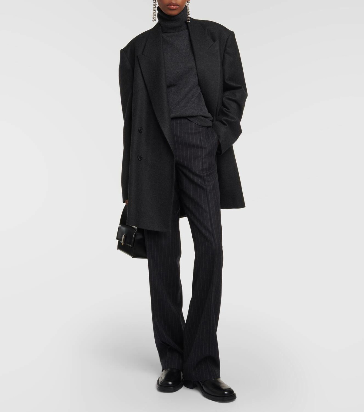 The Frankie Shop Nadia turtleneck wool sweater vest The Frankie Shop