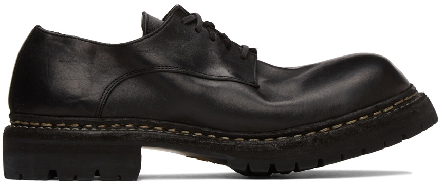 Guidi Black Daddy Lace-Up Shoes Guidi