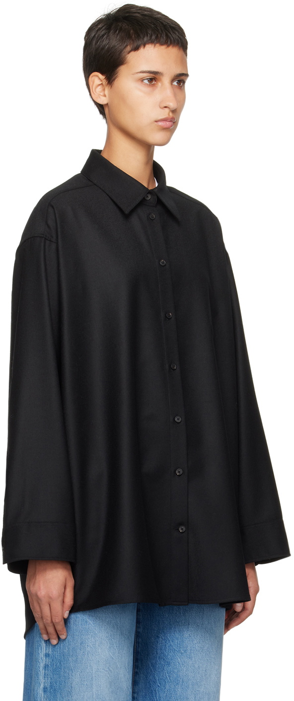 The Row Black Caroline Shirt The Row