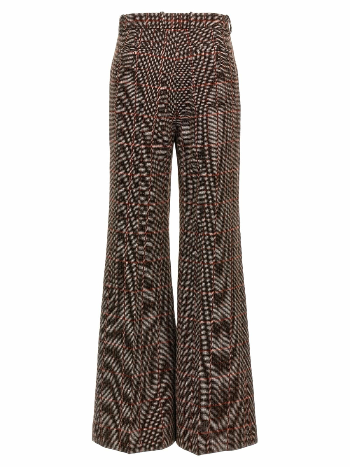 Chloé Check Wool Pants Chloe