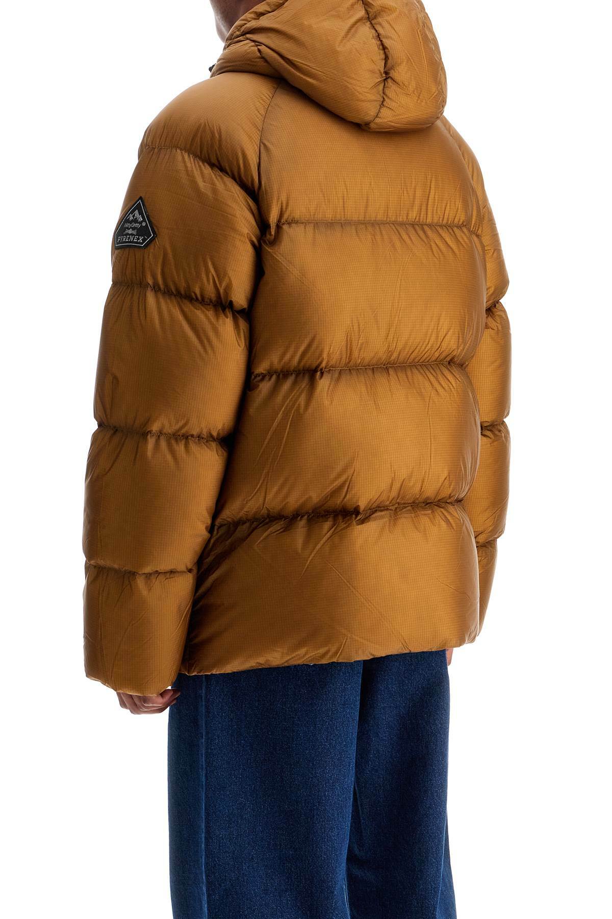 PYRENEX stellar hooded down jacket Brown Pyrenex