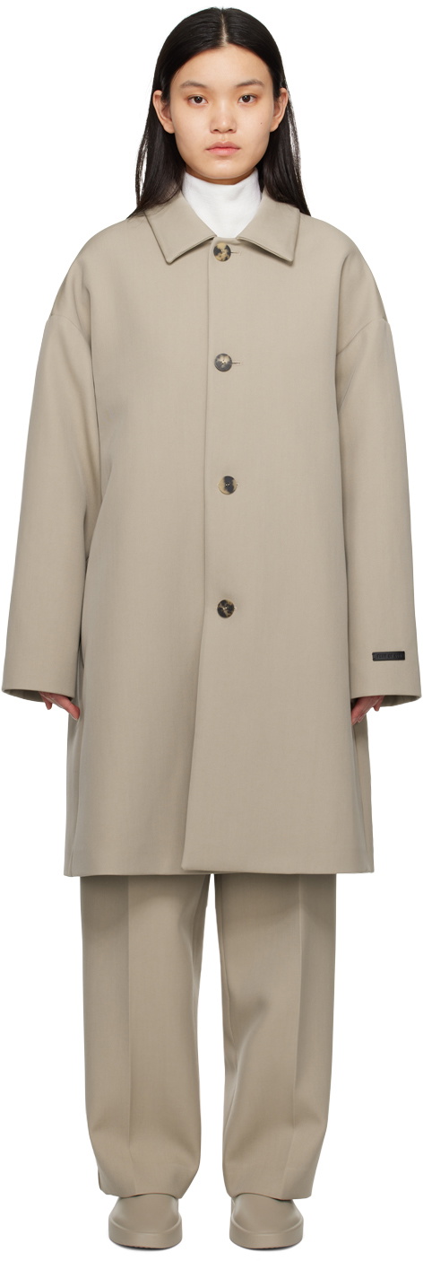 Fear of God Beige Voluminous Coat Fear Of God