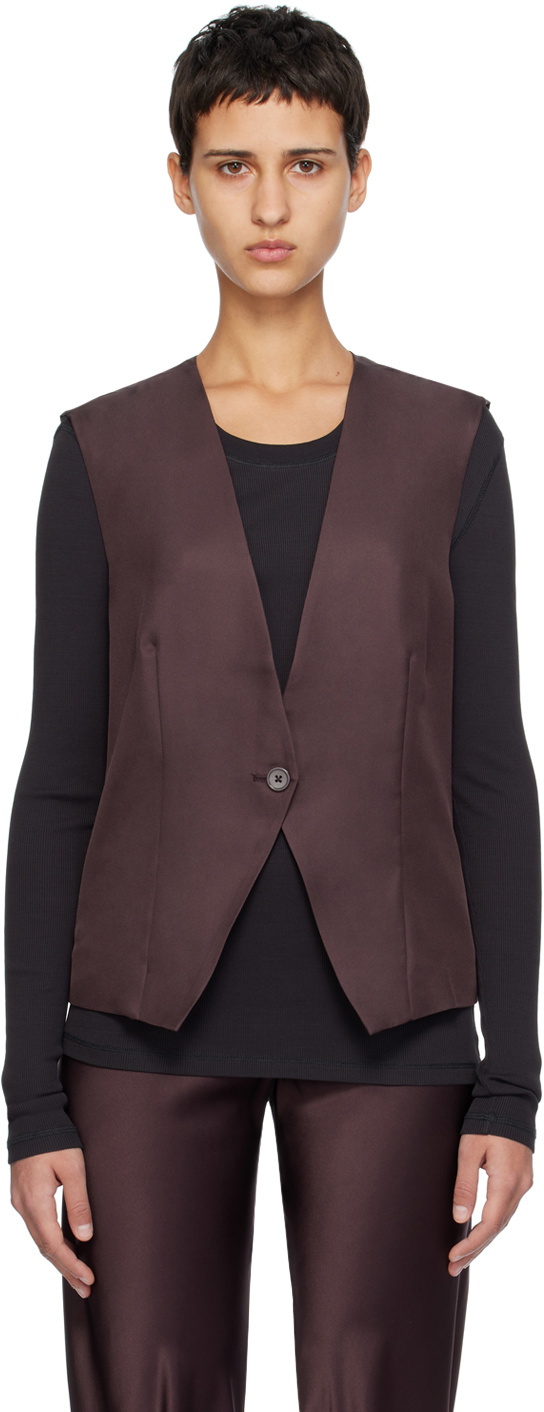 Silk Laundry Brown CDC Vest Silk Laundry