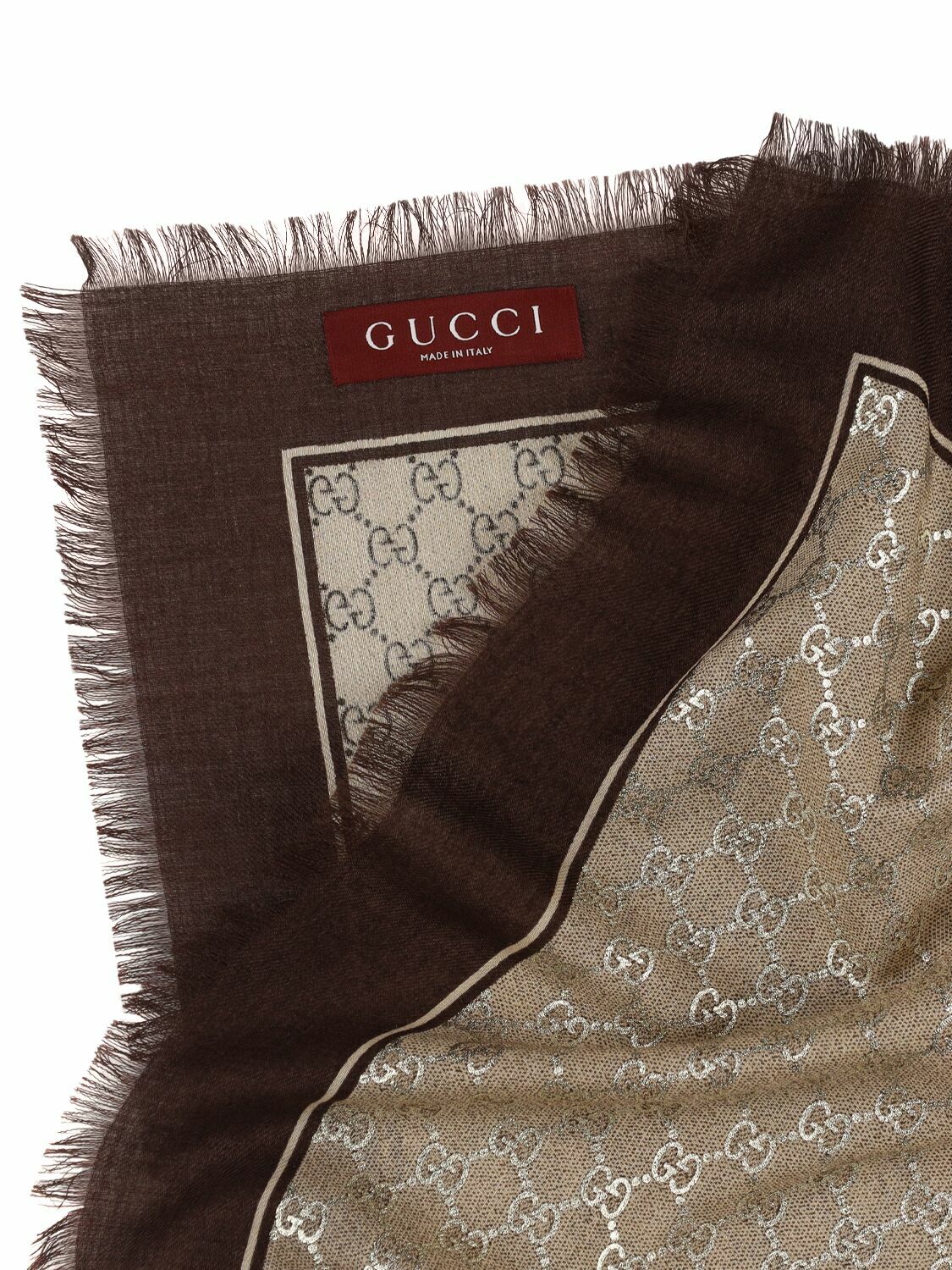 GUCCI Gg Wool Shawl Gucci