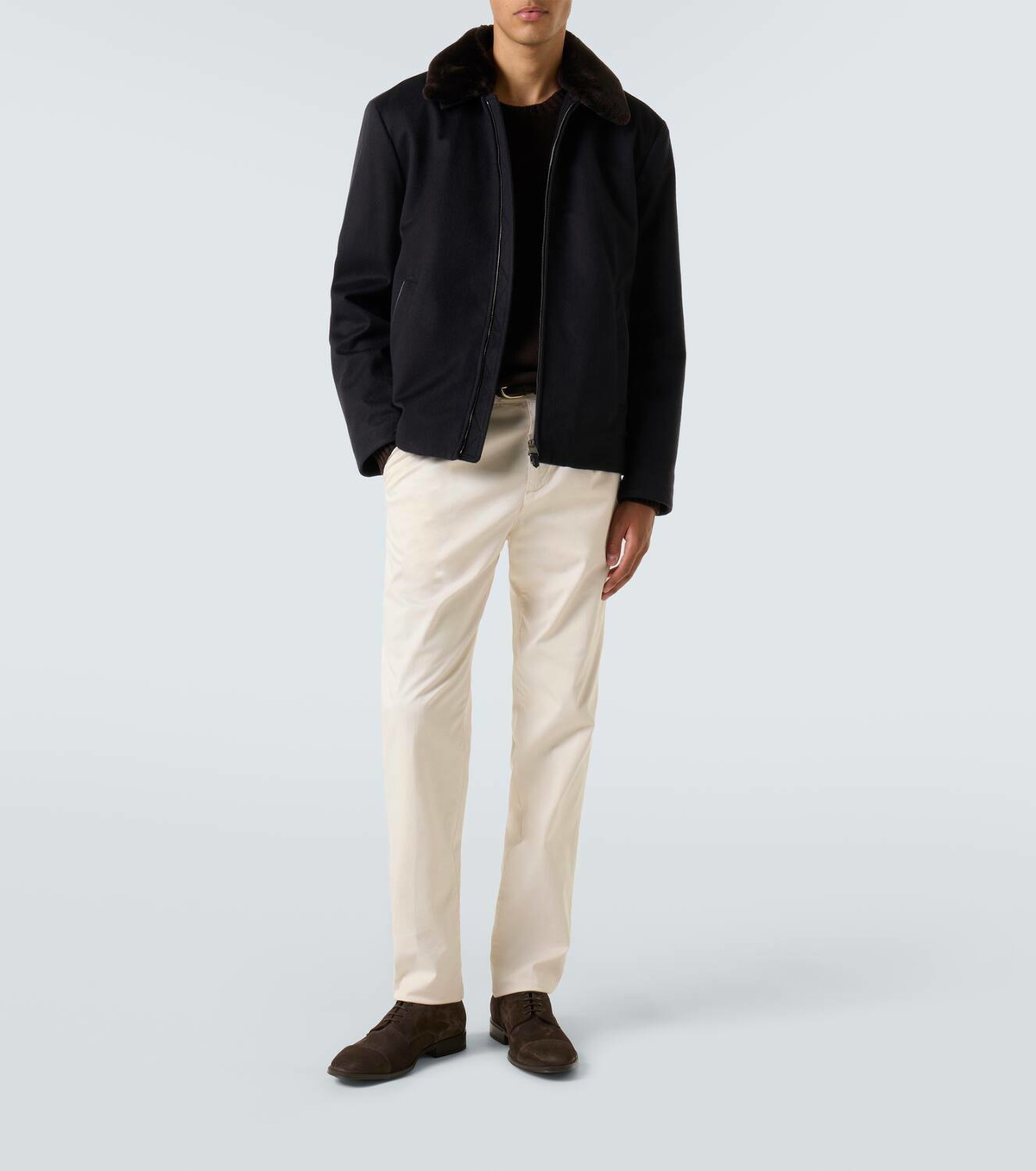 Canali Suede Derby shoes Canali