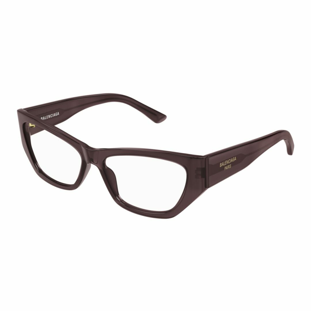 Balenciaga Eyewear Bb0372o-004 Violet-violet-transparent Balenciaga