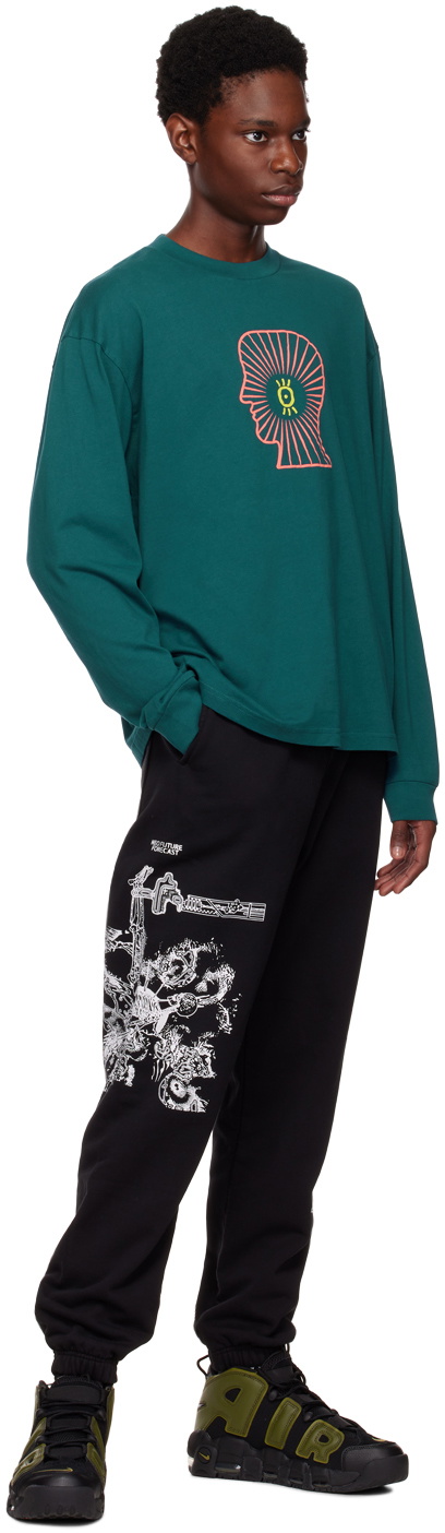 Brain Dead Blue Visions Club Long Sleeve T-Shirt Brain Dead