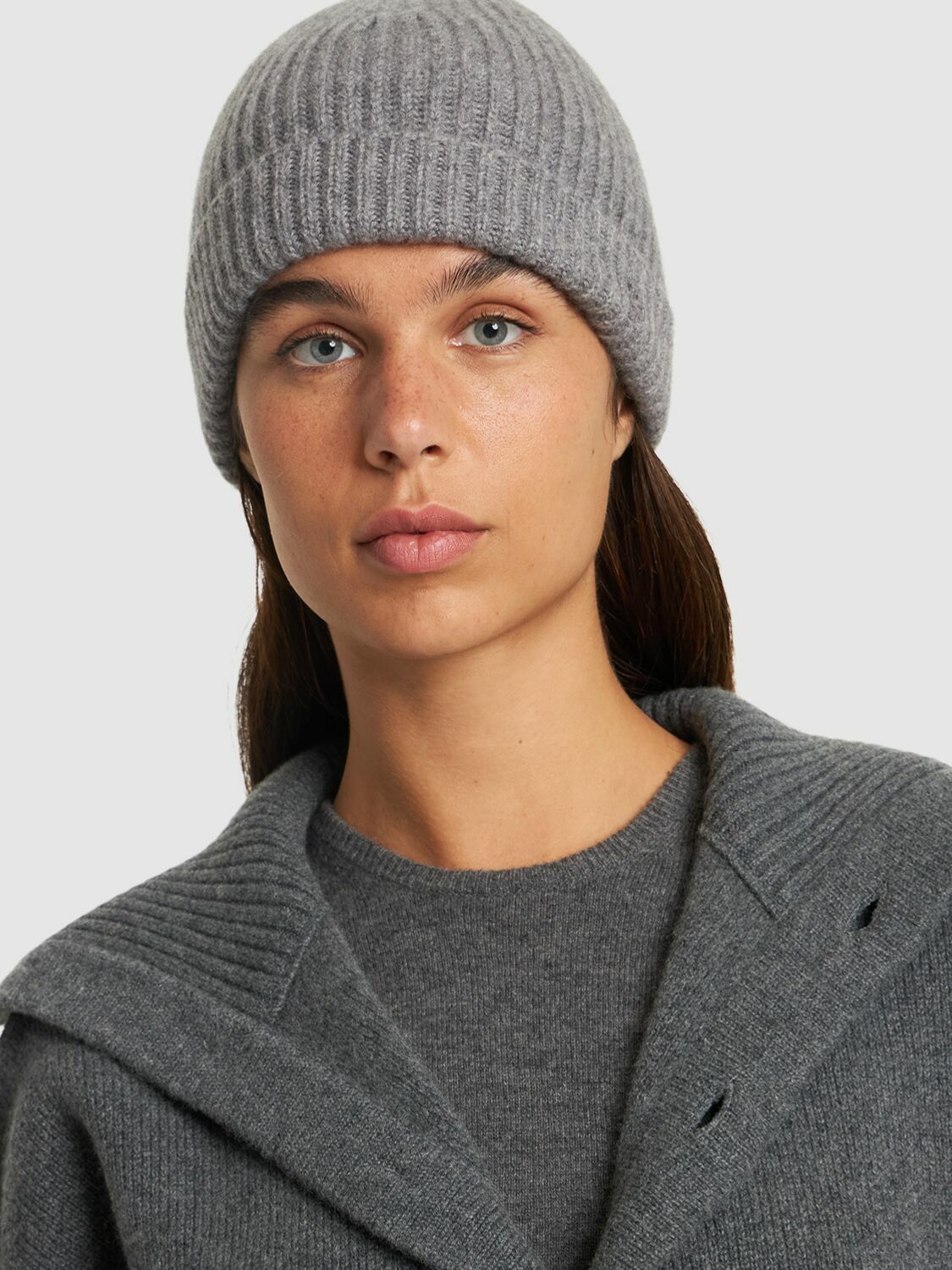 TORY BURCH Cashmere Rib Knit Beanie Tory Burch