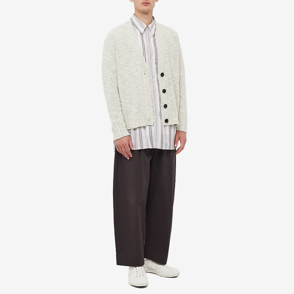 Studio Nicholson Men's Neo Boucle Merino Knit Cardigan in Studio Nicholson Men's Neo Boucle Merino Knit Cardigan in